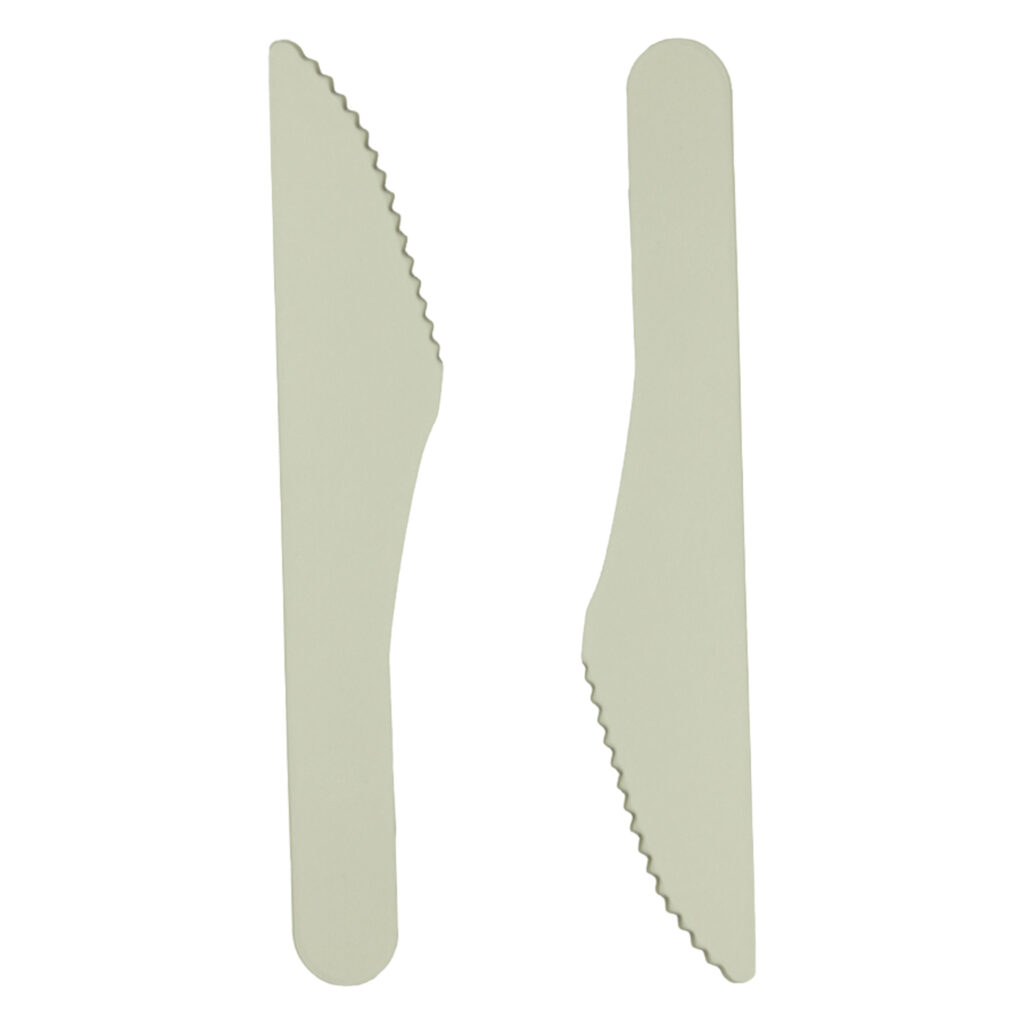 Mes - Papier - 100% Fair - 159mm, Papieren Mes Wit - 159 Mm - 100% Fair ...